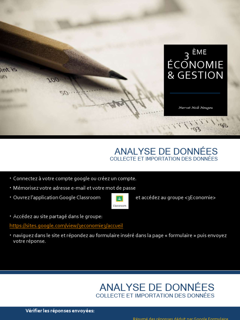 3 Ème Économie & Gestion (1) | PDF | Microsoft Excel | Informatique