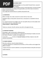 School Assembly Anchoring Script | PDF