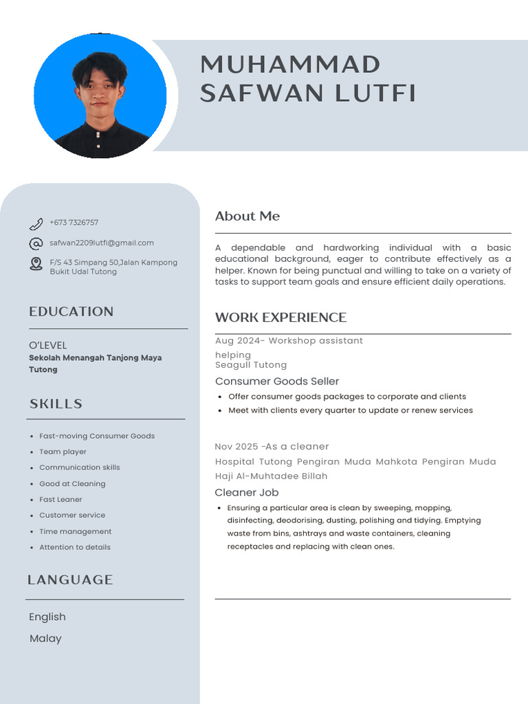 CV Safwan | PDF
