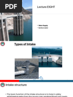 Design of Water Intake Structures | PDF | Dam | River