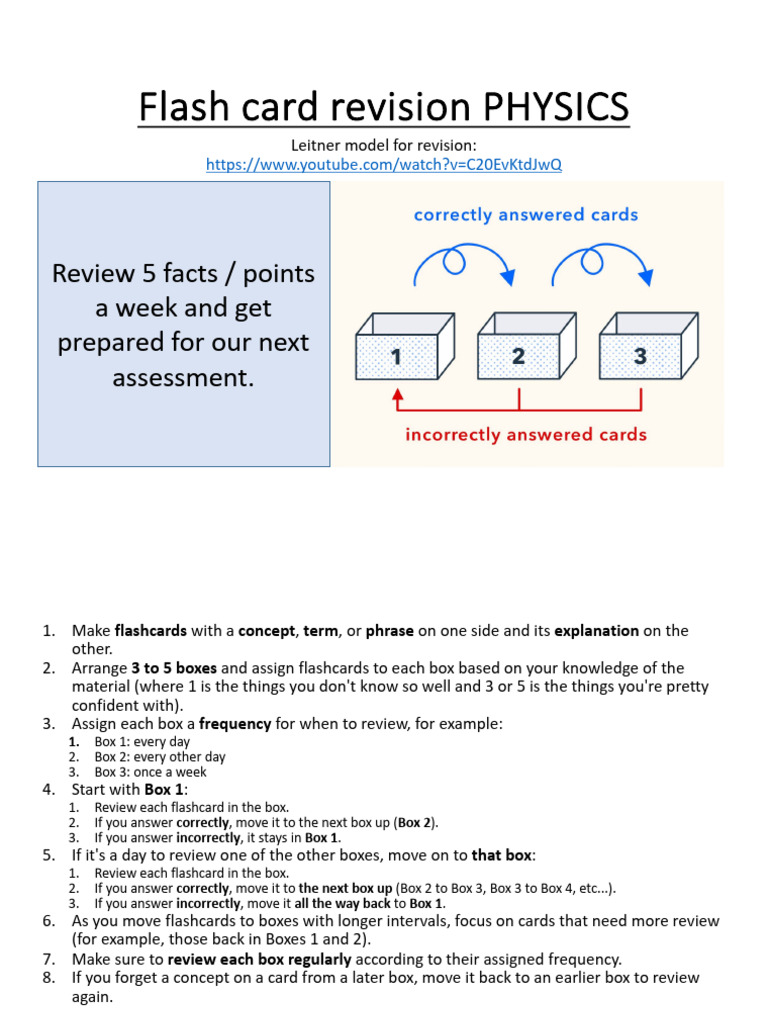 Flash Card Revision Physics | PDF | Light | Force