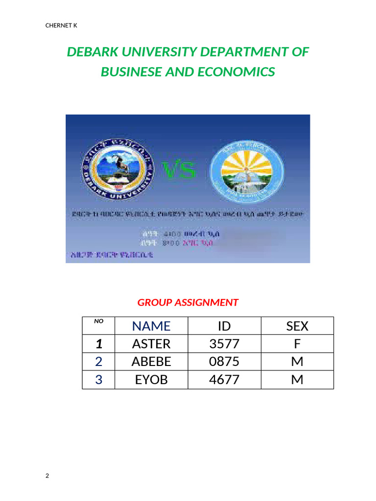 Chernet K | PDF