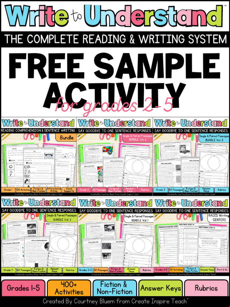 Write To Understand FREE Sample | PDF | Rhinoceros