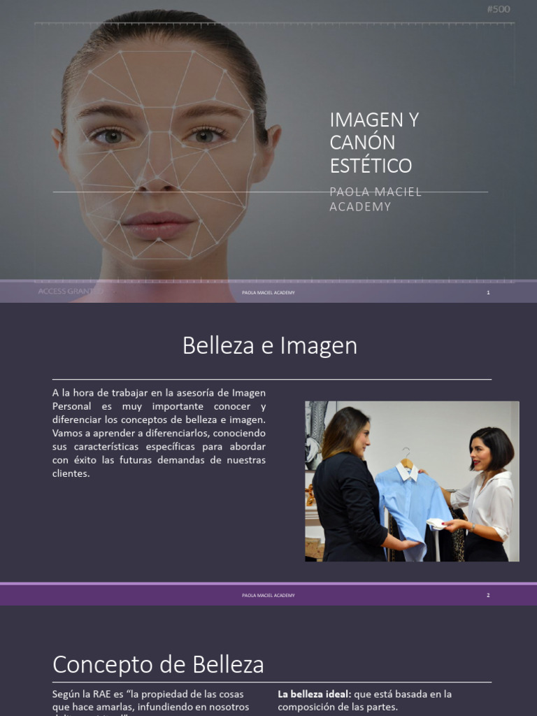 Modulo 4. Imagen y Canon de Belleza | PDF | Belleza