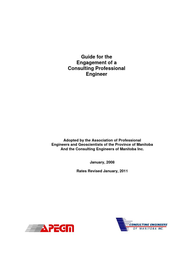 Consulting Engineer Guide | PDF | Consultant | Engineer