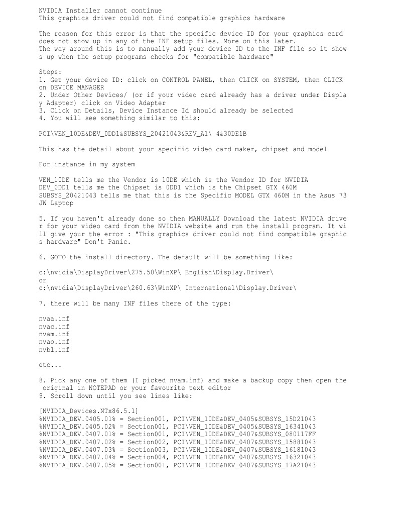 Nvidia Custom Installation Guide | PDF | Device Driver | Computing Platforms