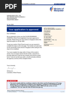 Medical Awareness Undertaking Letter | PDF