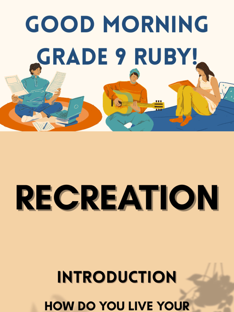 Active Recreation | PDF