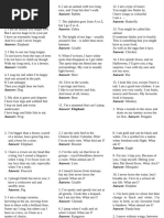 Pinoy Animal Jokes for Kids | PDF | Organisms