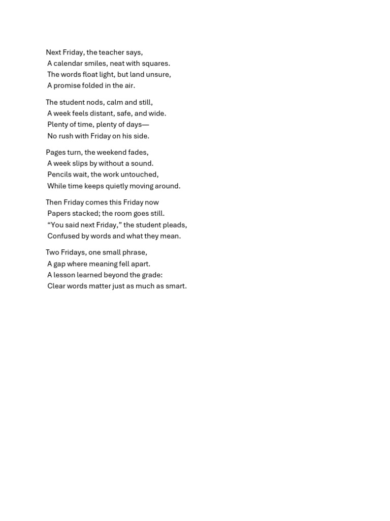 Poem | PDF