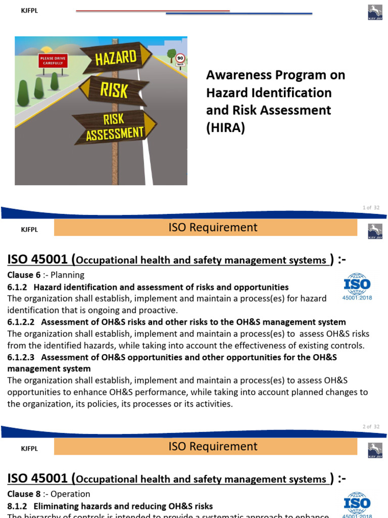 Hazard Identification and Risk Assessment | PDF | Hazards ...
