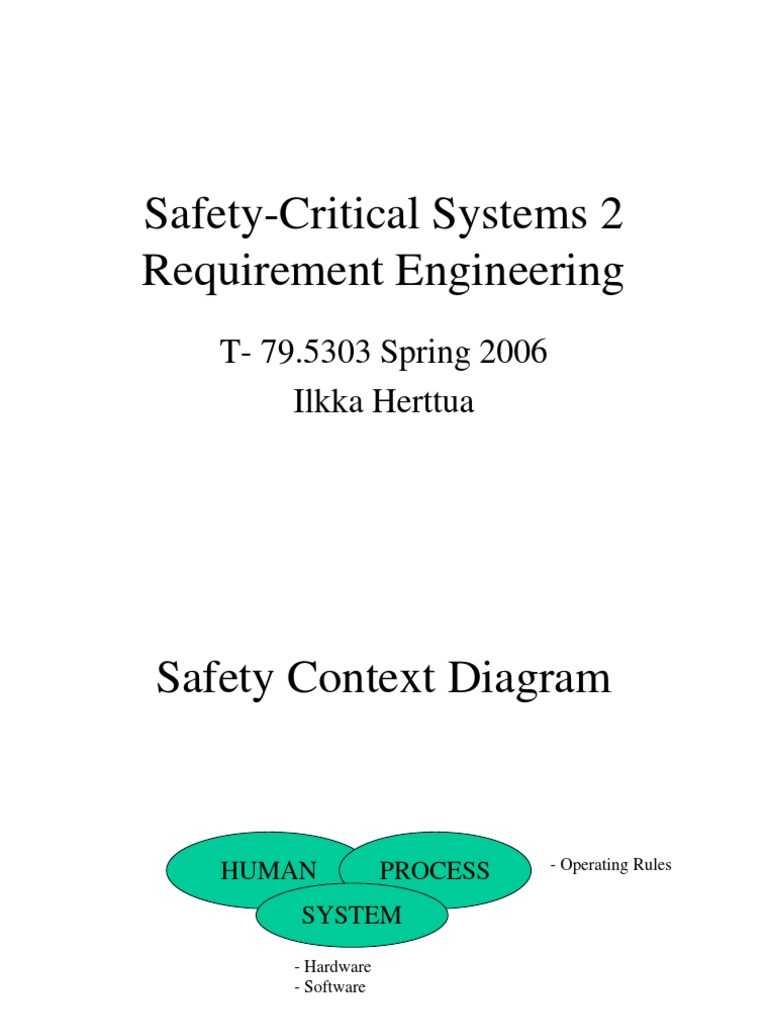 Safety-Critical Systems Engineering | PDF | Safety | Risk Management