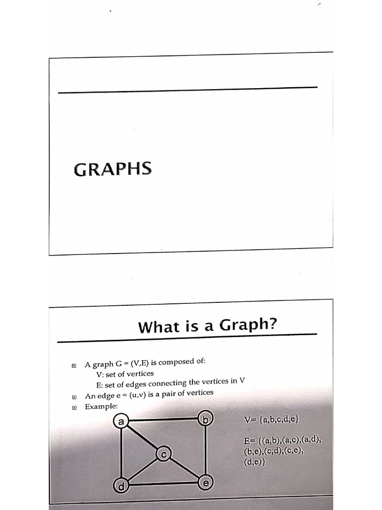 Graphs Theory | PDF