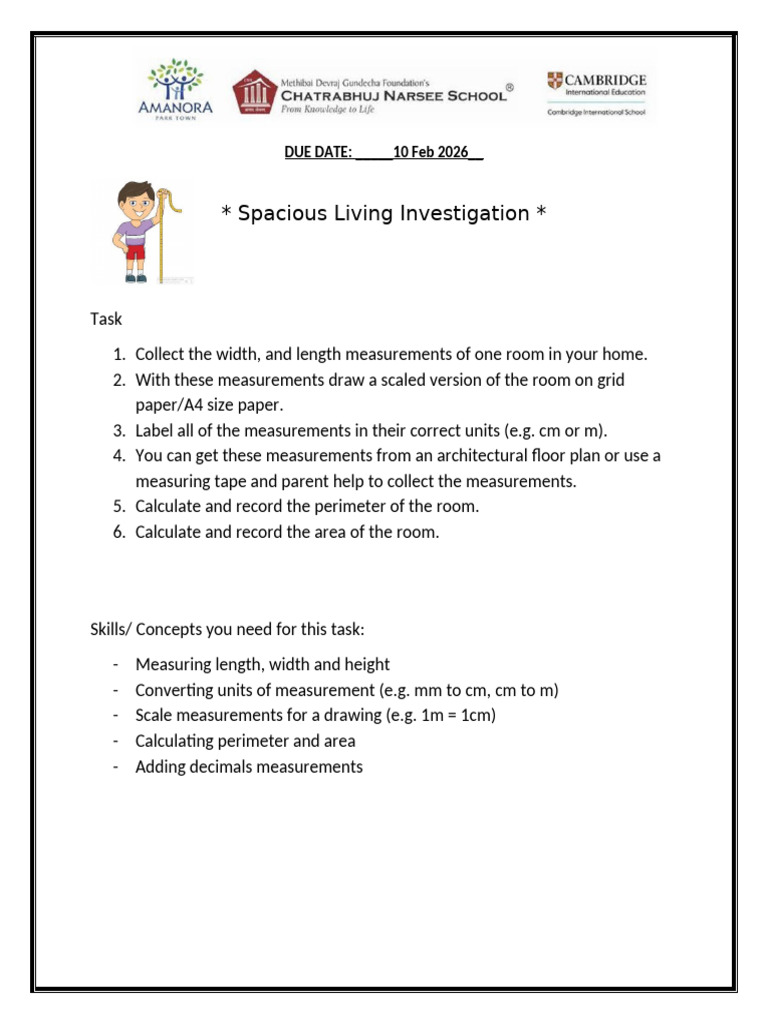 Grade 6 Investigation Activity On Scale Diagram | PDF