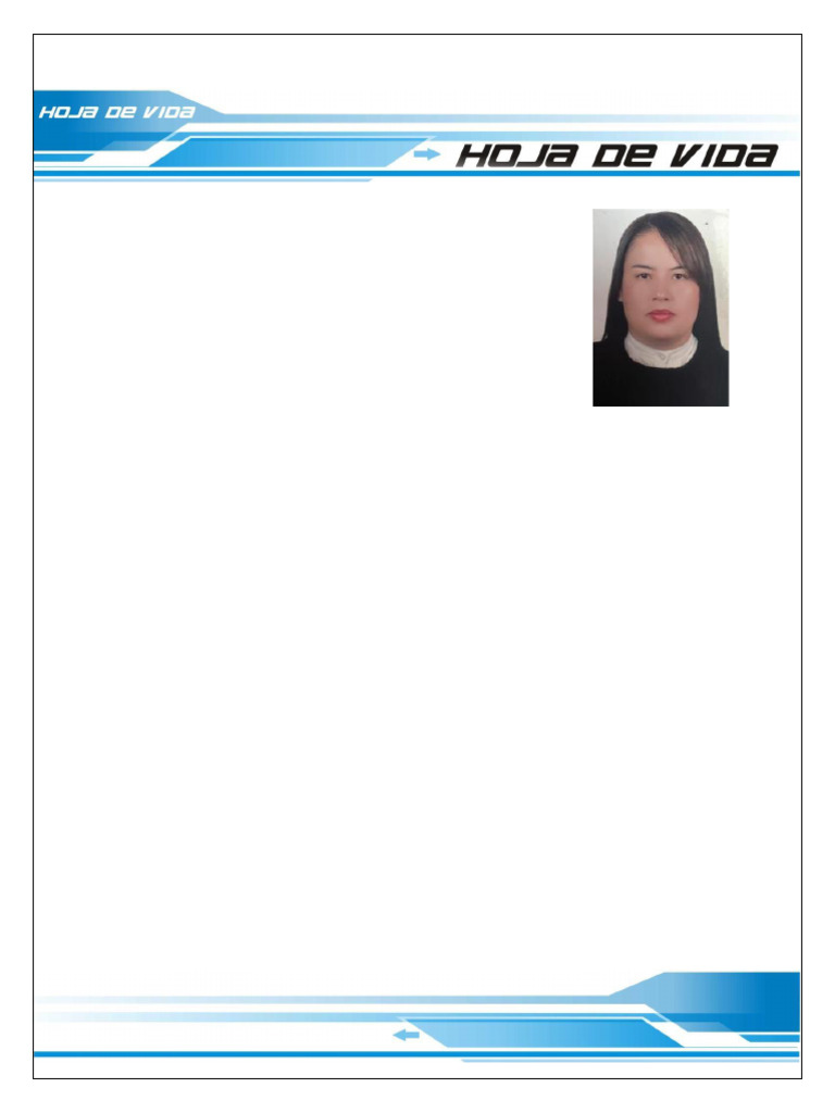 Hoja de Vida Diony Yurany | PDF