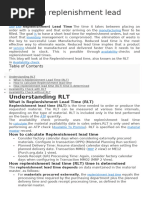 Lead Time Calculation in Oracle R11 | PDF