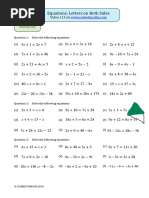 Solving Equations: Corbettmaths Video 110 | PDF | Triangle Geometry ...