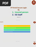 ESIC IP Portal Login Guide | PDF