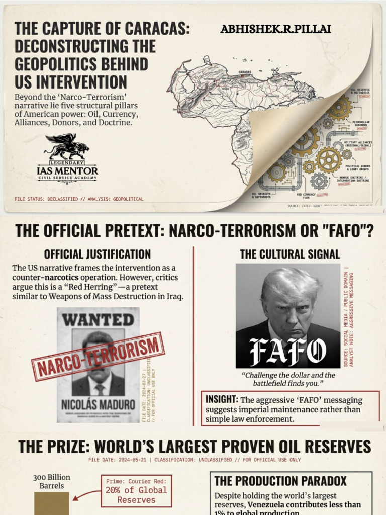 Operation Absolute Resolve - Us Intervention in Venezuela - Analysis | PDF