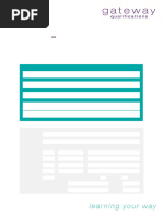 ESOL Level 1 Writing Sample Exam | PDF | English As A Second Or Foreign ...