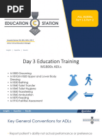 OASIS-C ADL Guidance for Grooming & Dressing | PDF | Disability | Pain