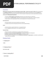 AcqDemo Self-Assessment Writing Guide | PDF | Performance Appraisal | Goal