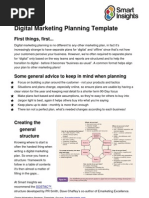 v1.1 Digital Marketing Plan Template | PDF | Digital Marketing | Social ...