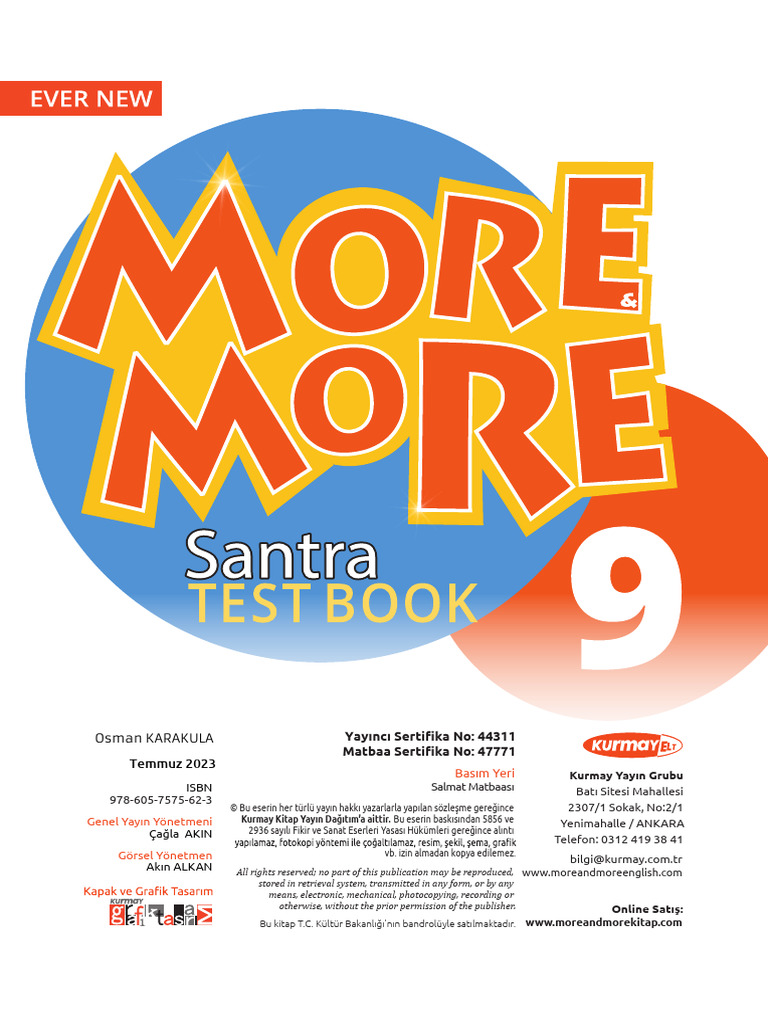 More More 9 Santra Test Book Flipbook | PDF