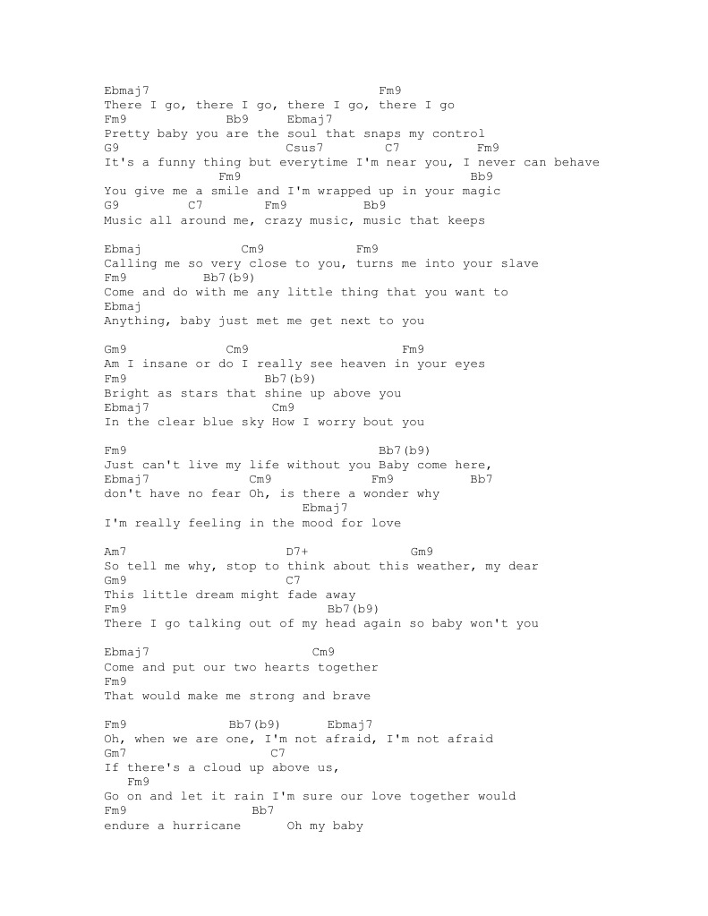 Moody's Mood For Love Chords | PDF