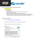 Zscaler Installation Guide for Windows | PDF