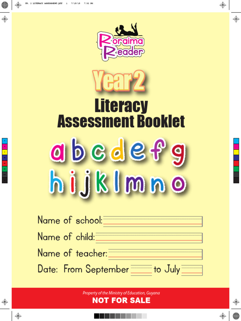 Literacy Assessment Booklet - Year 2 | PDF | Literacy | Reading ...