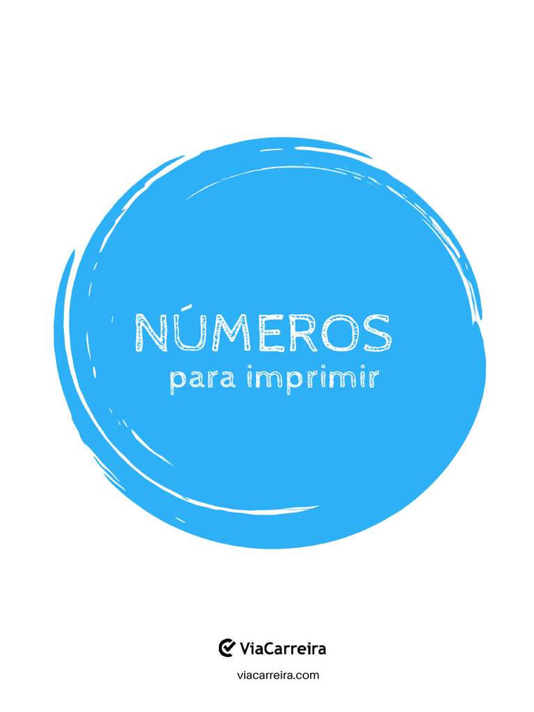 Cópia de Numeros para Imprimir de 0 A 10 Cartazes | PDF