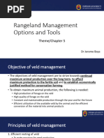 Veld Management Principles and Practices | PDF | Grazing | Erosion