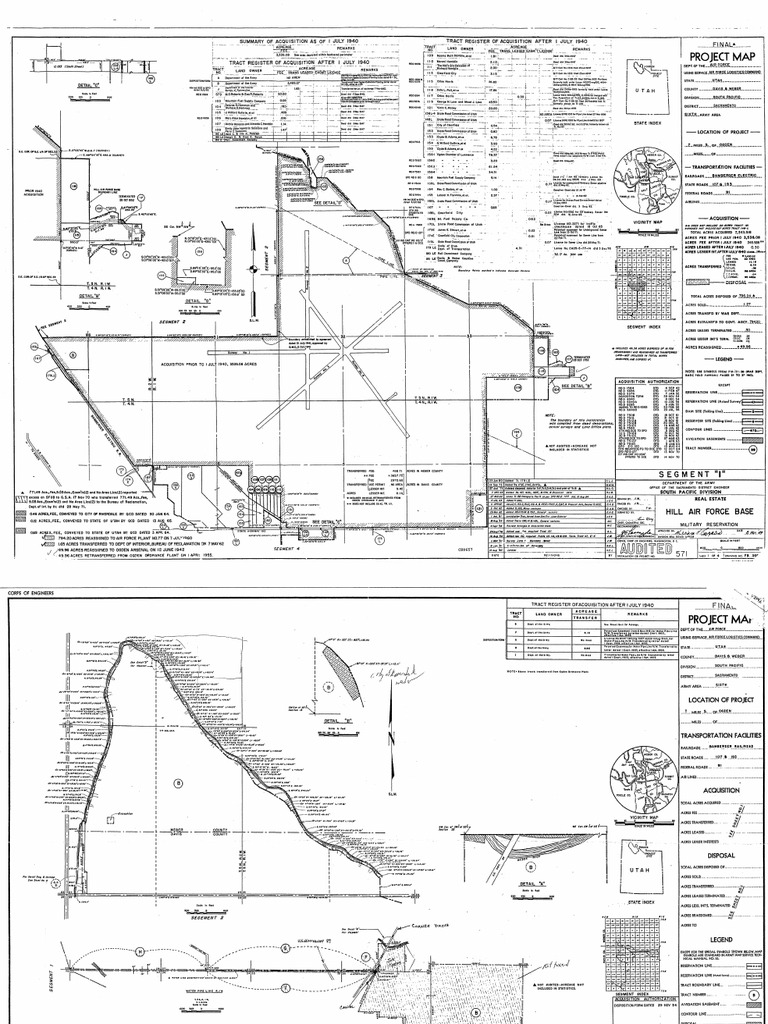 Hill Army Airfield Map (1940)