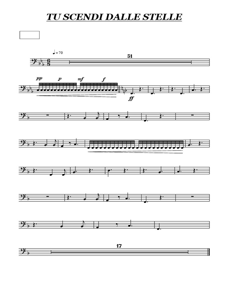 7) Tu Scendi Dalle Stelle - Timpani | PDF