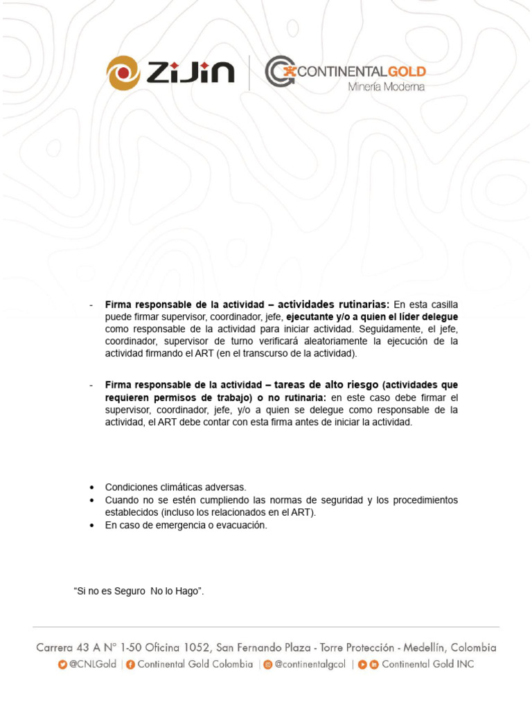 Comunicado Actualización de Procedimiento ART | PDF