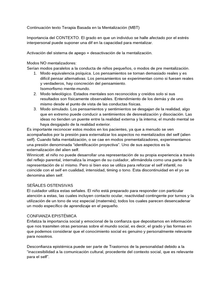 Texto Fonagy | PDF | Sicología | Salud mental