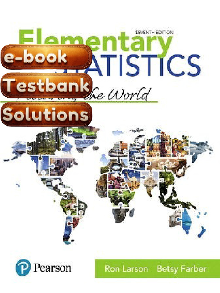 Textbook Elementary Statistics 7th Edition by Ron Larson and Betsy ...
