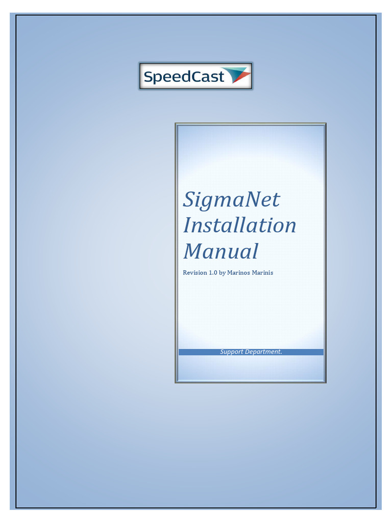 SigmaNet FBB Installation Manual | PDF | Computer Network | Local Area ...
