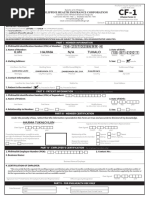 PhilHealth CF1 Claim Form Instructions | PDF