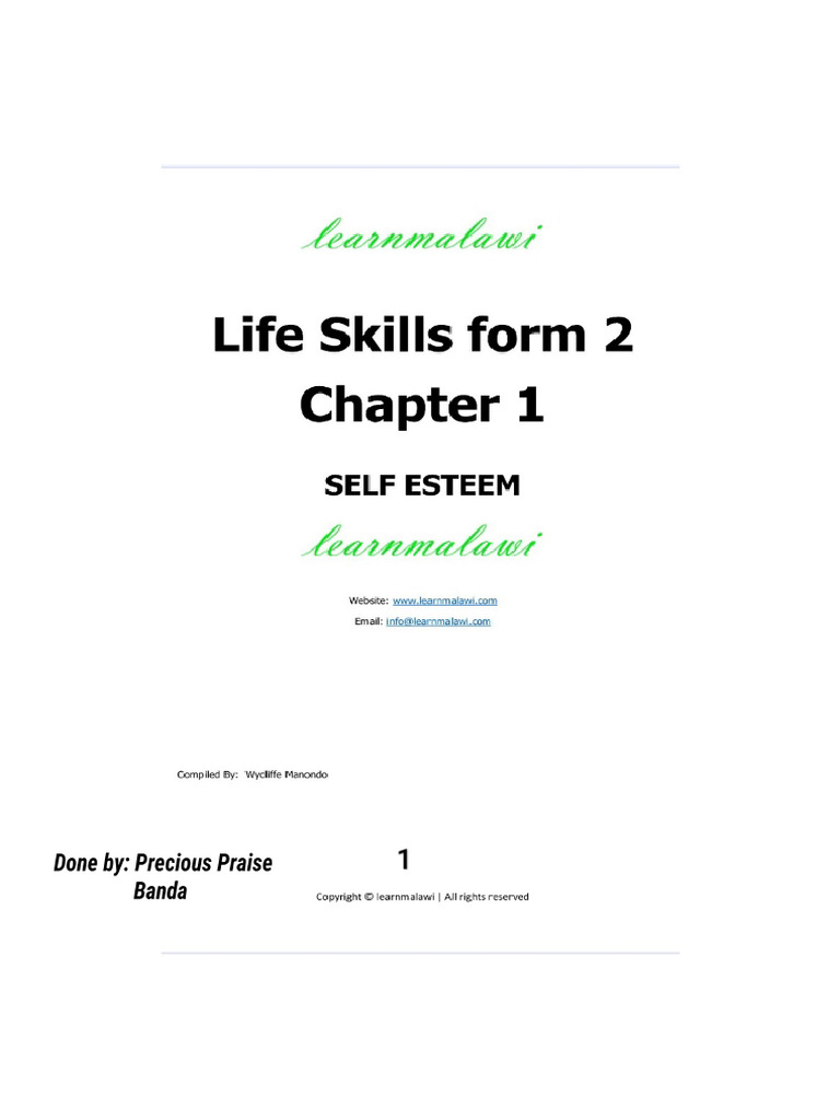 Life Skills Form2 Notes | PDF