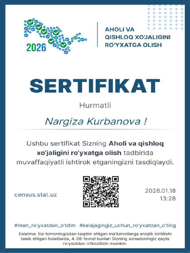 Sertifikat Ohangaron | PDF