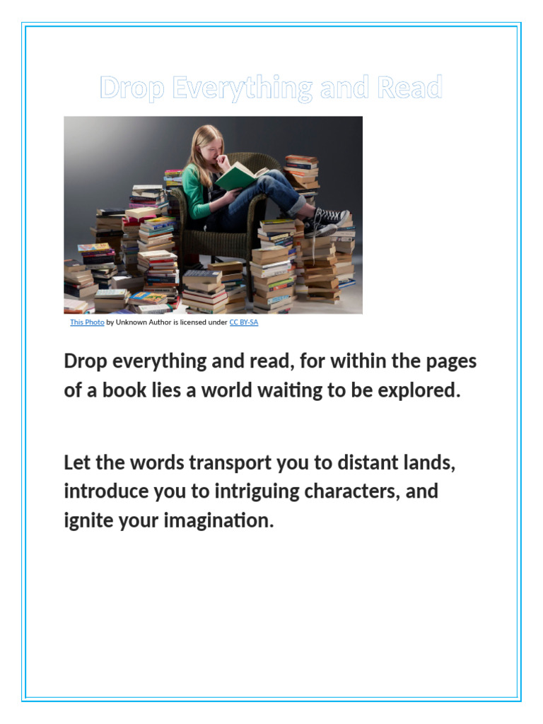 Drop Everything and Read | PDF