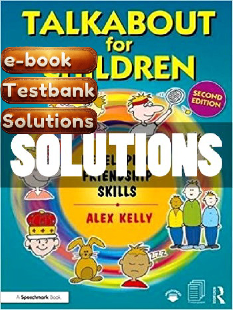 Textbook Talkabout For Children 3 Developing Friendship Skills 2nd ...