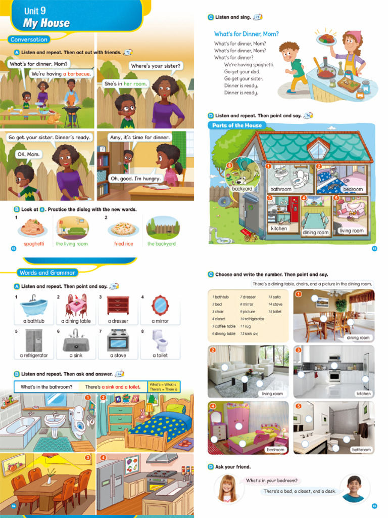 Lesson - 9 My House | PDF