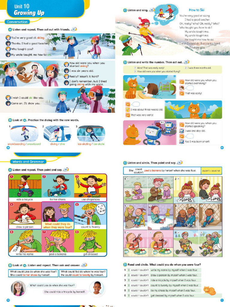 Lesson - 10 Growing Up | PDF
