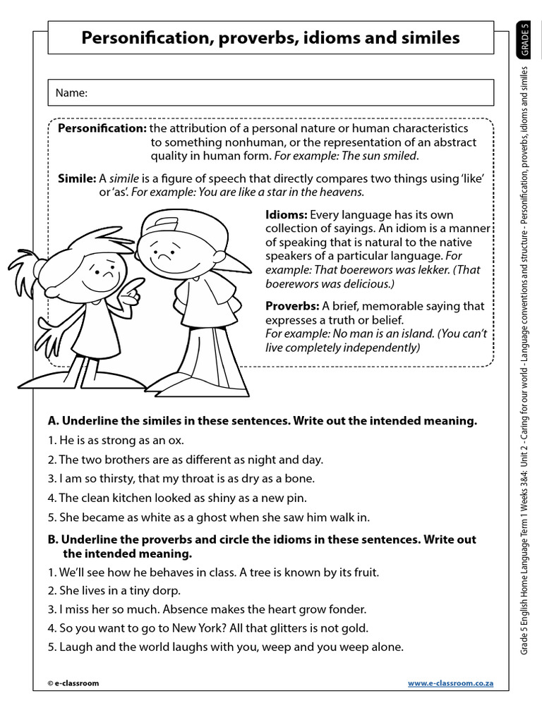 Enggr5t1 Week 34 HL Language Structure and Conventions Unit 2 ...