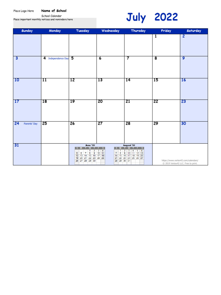 New 2022 2023 School Calendar | PDF