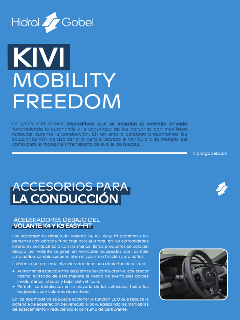 Catalogo KIVI Hidral Gobel | PDF | Acelerador | Vehículo de motor