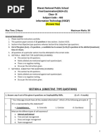 NCE ICT Exam Paper 2023 | PDF | Intel | Operating System